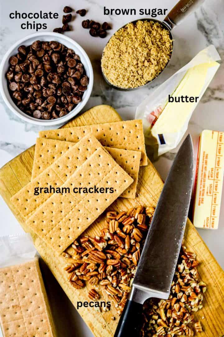 Easy Graham Cracker Oven Toffee (5 ingredients) • Louisiana Woman Blog