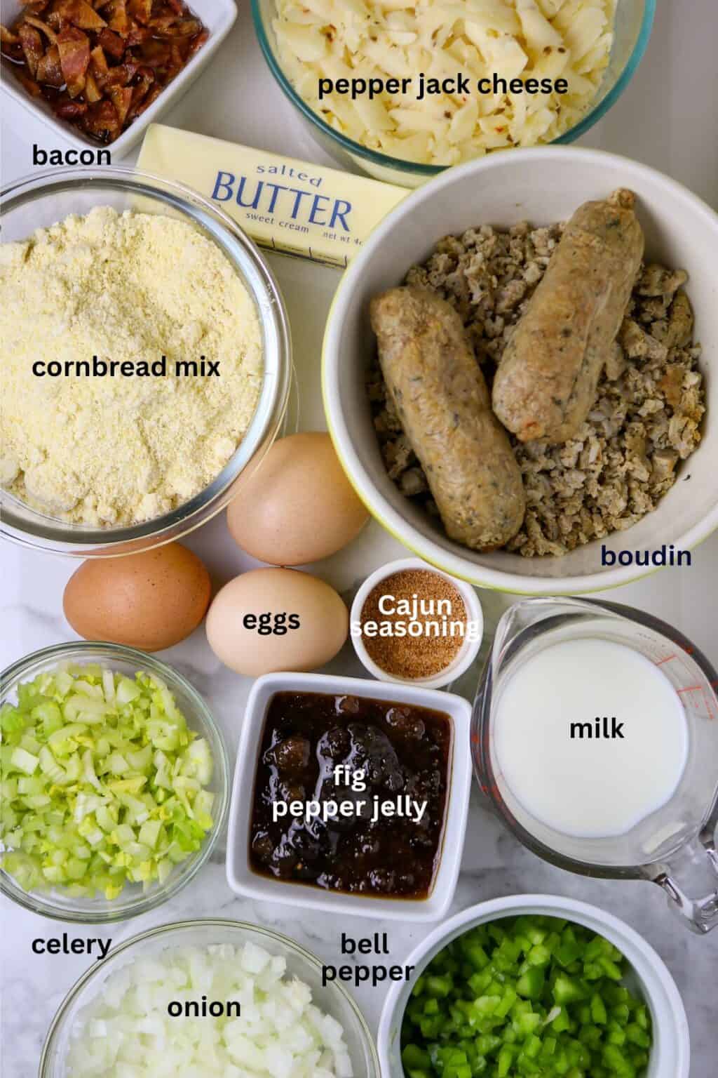 Boudin Cornbread Recipe With Fig Pepper Jelly Topping • Louisiana Woman ...