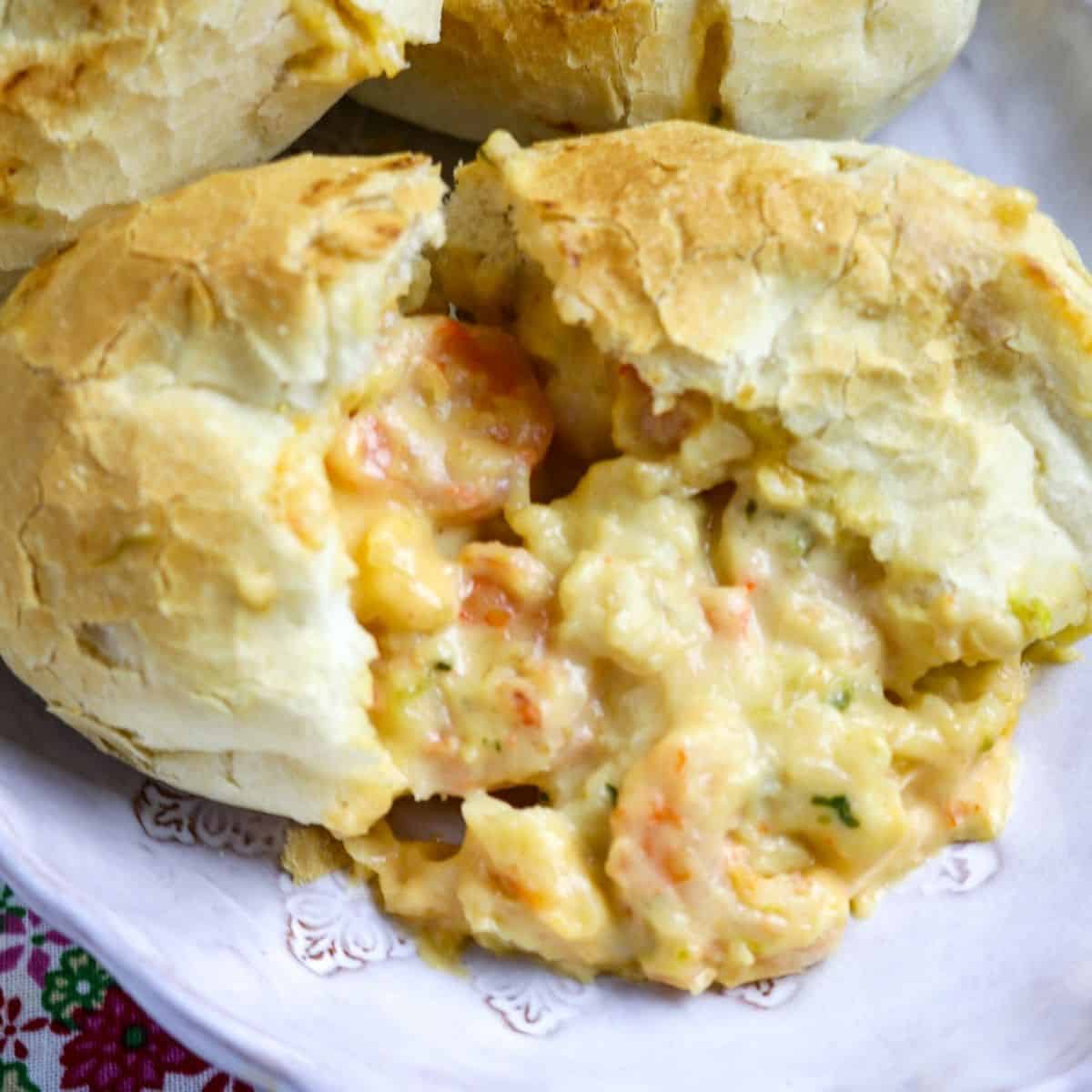 Shrimp Pistolettes, Stuffed and Baked Cajun Recipe • Louisiana Woman Blog
